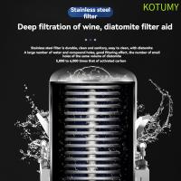 China Filter Machine for Commercial Use Large and Small Fully Automatic Grape Beer Medicinal Liquor Purification Equipment for sale