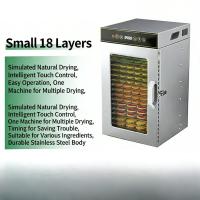China Smart Air Drying Food Dehydrator Color Touch Screen Household Fruit Vegetable Dryer for sale