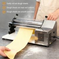 China Electric Dough Press Commercial 304 Stainless Steel Automatic Adjustable Pizza Forming Machine for sale