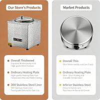 China Multifunctional Commercial Soup & Porridge Warmer 304 Stainless Steel Insulated Breakfast Pot for sale