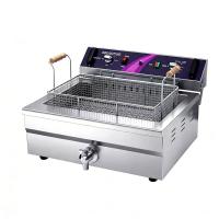 China Commercial Electric Frying Equipment Single Tank Deep Fryer For Chicken Chips Fried Dough Stick for sale