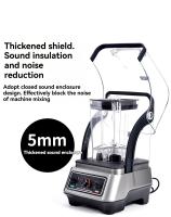 China Commercial Sand Ice Machine With Motor Silent Operation Soundproof Tape Cover Voice Navigation For Milk Tea Shops for sale