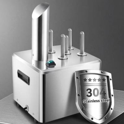 China Electric Commercial 5-Head Cup Cleaning Machine For Hotels Bars Restaurants-Wine Glass Drying & Burnishing for sale
