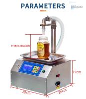 China Automatic Small Scale Weighing & Quantitative Motor-Driven Food Filling Machine For Viscous Liquid for sale