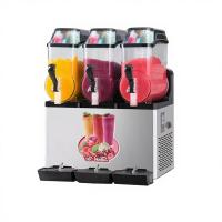 China Commercial Household Single/Double/Triple Cylinder Slush Machine Automatic Cold Drink Smoothie Maker for sale