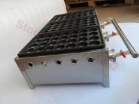 China Commercial Octopus Ball Maker LPG Gas Takoyaki Machine 3 Plates 40MM Size Grill for sale
