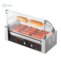 China Commercial Sausage Oven Stall, Complete Set Of Ham Sausage Oven, Fully Automatic Dual Control Warm Dog Machine for sale