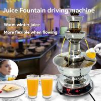 China Commercial Stainless Steel Red Wine & Champagne Fountain Machine Hotel Self-service Beverage Insulation System for sale