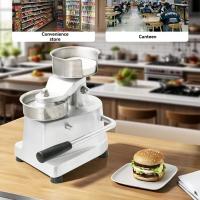China Commercial Manual Non Electric Stainless Steel High Productivity Portable Circular Meat Patty Machine Filling Press for sale