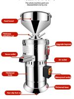 China Small Stone Mill Grinder Commercial Household Sesame Peanut Butter Processing Machine for sale