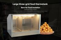 China Commercial Constant Temperature Food Warmer Cabinet Chestnut Popcorn Display Case for Cinema for sale