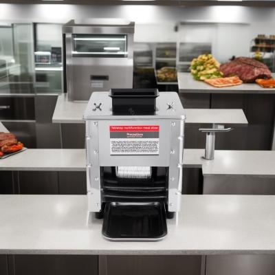 China Stainless Steel Small Meat Cutter Commercial Household Electric Automatic Shred Slice Dice Cut for sale