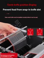 China Stainless Steel Small Meat Cutter Commercial Household Electric Automatic Shred Slice Dice Cut for sale