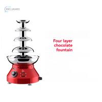 China 4-tier and 5-tier Commercial Chocolate Fountain Machine, Stainless Steel Buffet Party Wedding Dessert Table for sale