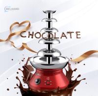 China Commercial Chocolate Fountain, Dual-purpose Chocolate Waterfall Fountain With Tower Dispenser And Tap, With Tap for sale