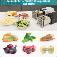 China Commercial Strip, Segment, And Dicing Machine Multifunctional Electric Vegetable Cutter for sale