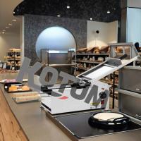 China New Single Double Layer Horizontal Stainless Steel Electric Toaster Roll Machine Portable Touch Control For Bread Flour Cake for sale