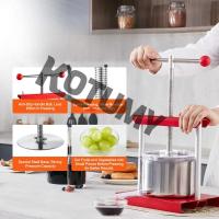 China Heavy Manual Fruit Wine Press 5L Capacity 10kg for Outdoor Kitchen Home Use-Cider Apple Grape Tincture Vegetables for sale