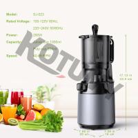 China High Juice Yield Cold Press Juicer 130mm Feed Chute For Whole Fruits & Vegetables for sale