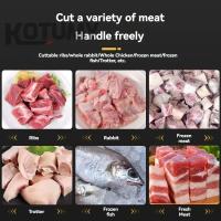 China Multi Functional Commercial Automatic Chicken Cutter Machine Beef Dicer Fish Dicing for sale