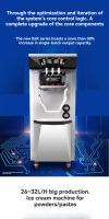China Commercial Ice Cream Machine with Fully Automatic Cone Shaping for Bubble Tea Shops and Street Vending for sale