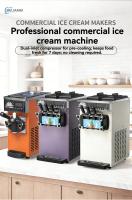 China Soft Ice Cream Machine Commercial Small-sized Countertop Large-sized Upright Ice Cream Cone Ice Cream Machine for sale