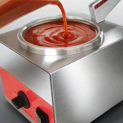 China Sauce Pump Cheese Insulated Bucket Quantitative Manual Pressure Stainless Steel Commercial Kitchen Use for sale