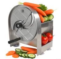 China Commercial Stainless Steel Hand Crank Vegetable And Fruit Slicer Cutting Machine for sale