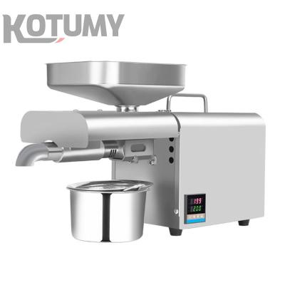 China Stainless Steel Edible Oil Processing Machine Automatic Peanut Cooking Mini Oil Press Machine for sale