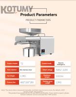 China Stainless Steel Edible Oil Processing Machine Automatic Peanut Cooking Mini Oil Press Machine for sale