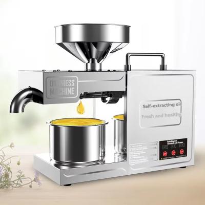 China Household And Commercial Automatic Oil Press Sesame Peanut Olive Press for sale