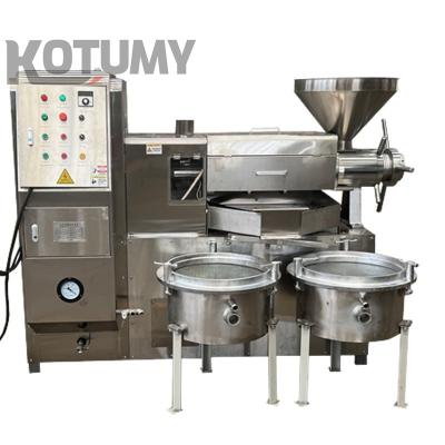 China Stainless Steel Frequency Conversion Oil Press Fully Automatic Peanut Oil Press for sale