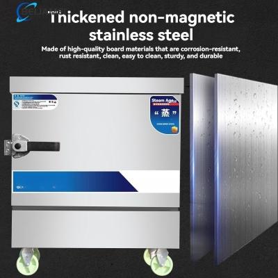 China Best Selling Trade Assurance Commercial Rice Cake Steamer 4/6/8/10-Layer Steaming Cabinet for sale