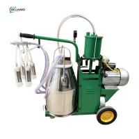 China Electric Milking Machine For Farm Cows Bucket With 304 Stainless Steel Bucket Cow Milking Machine for sale
