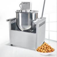 China Commercial Desktop Spherical Popcorn Machine Gas Heating Butter Flavored Small Popcorn Making Machine for sale
