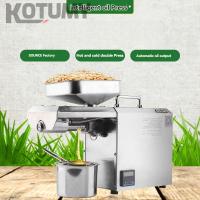 China Small Flax Seed Sunflower Olive Oil Oil Press Fully Automatic Screw Oil Press for sale
