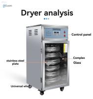 China Food Dryer Small Electric Blast Drying Oven Commercial Rotary Type Stainless Steel 110V/220V for sale