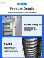 China Food Dryer Small Electric Blast Drying Oven Commercial Rotary Type Stainless Steel 110V/220V for sale