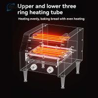 China Commercial Oven Electric Bread Toaster Machine WH-PT-1M Commercial Toaster For Cafes Buffets Restaurants And Coffee Shops for sale