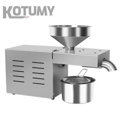 China Household Oil Press Stainless Steel Oil Press Machine Edible Oil Press for sale