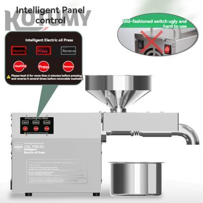 China Oil Press Machine Small Household Fully Automatic Flax Seed Olive Peanut Cold Press for sale