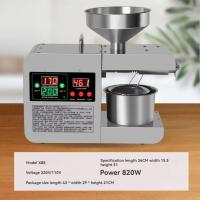 China New Stainless Steel Automatic Cooking Oil Extractor Home Use Oil Press for sale