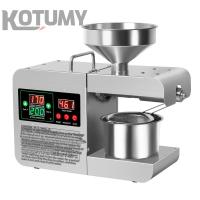 China Household Small Oil Press Peanut Sesame Oil Press Fully Automatic Stainless Steel for sale