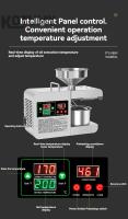 China Household Small Oil Press Peanut Sesame Oil Press Fully Automatic Stainless Steel for sale