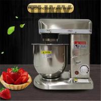 China 10L Stainless Steel Automatic Egg Beater Mixer New Multifunctional Household Dough Kneader For Wheat & Flour Chef Machine for sale