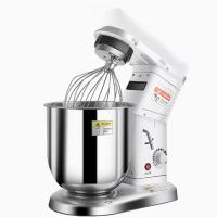 China 220V Multifunctional 7L Stainless Steel Electric Stand Food Mixer Home Or Commercial Use Cooking Egg Beater Dough Mixer Machine for sale