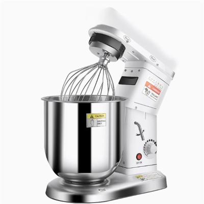 China 220V Multifunctional 7L Stainless Steel Electric Stand Food Mixer Home Or Commercial Use Cooking Egg Beater Dough Mixer Machine for sale