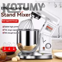 China 220V Multifunctional 7L Stainless Steel Electric Stand Food Mixer Home Or Commercial Use Cooking Egg Beater Dough Mixer Machine for sale