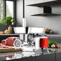 China Meat Grinder Automatic Desktop Electric Commercial Fresh Meat Grinder Horizontal 1300W for sale