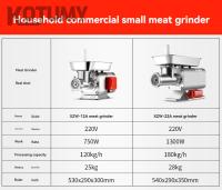 China Meat Grinder Automatic Desktop Electric Commercial Fresh Meat Grinder Horizontal 180KG/H for sale